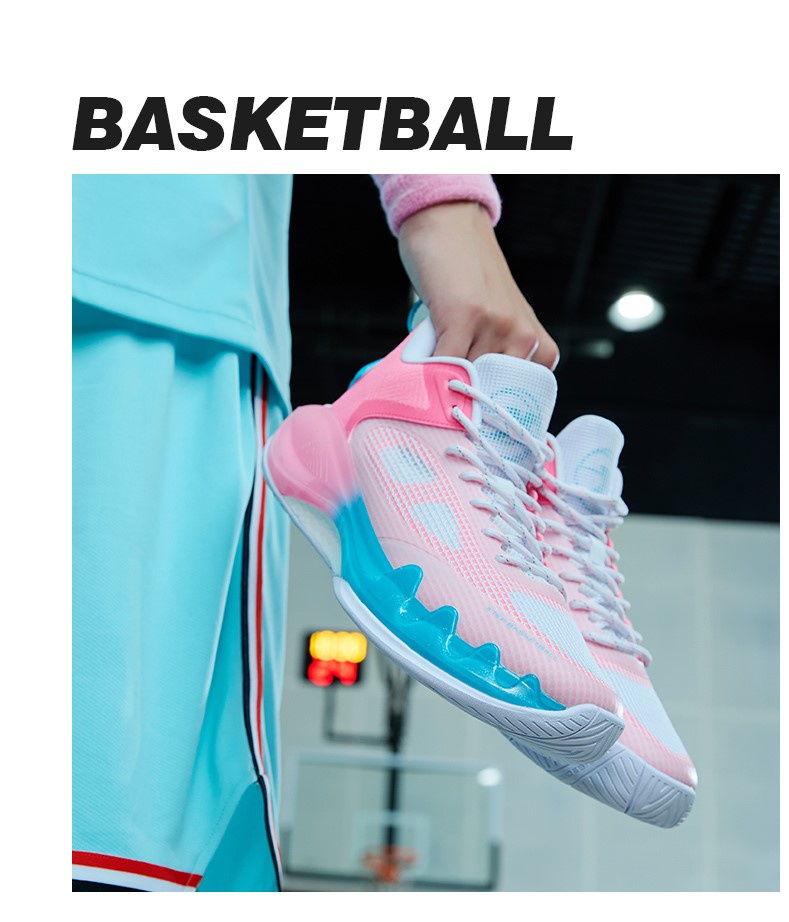 Xtep Light Attack Men Basketball Shoes Fashion Sneaker High-Top Combat ...