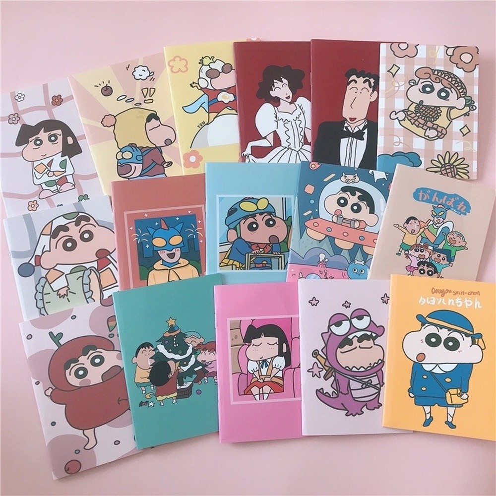 Creative Pocket Notebook Mini Note Pad Cute Crayon Shin-Chan Notepad ...