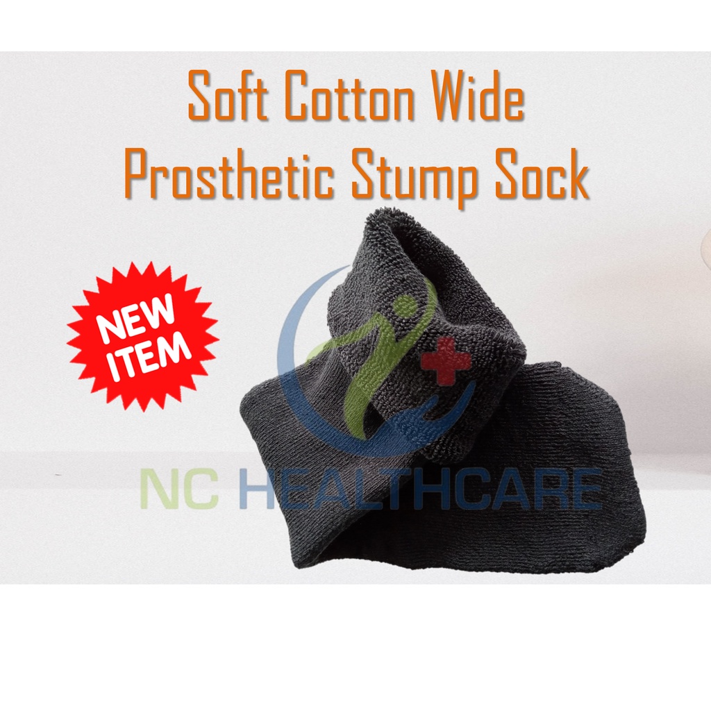 Soft Cotton Wide Prosthetic Sock For Big Stump/ AK Stump Sock/Stoking ...