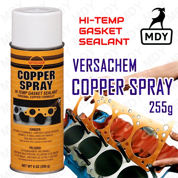 Versachem Copper Spray Hi - Temp Gasket Sealant 255g 88898 | Shopee ...
