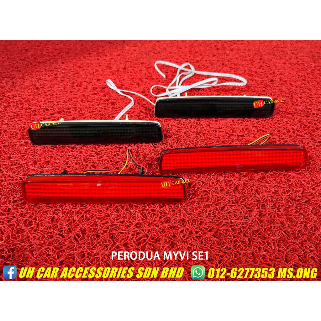 Perodua Myvi SE1 SE 1 Rear Bumper LED Reflector Light Lamp [READY STOCK ...