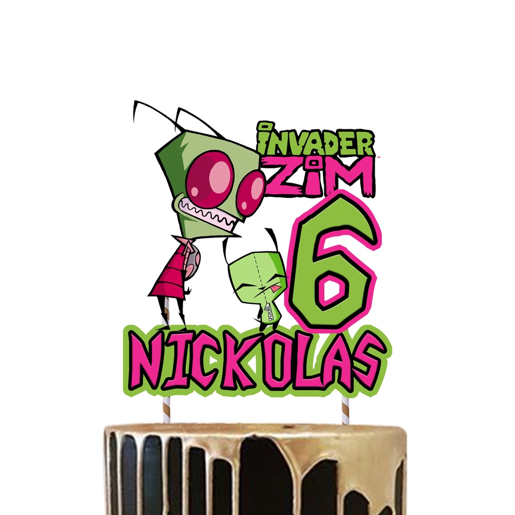 INVADER ZIM CAKE TOPPER | Shopee Malaysia