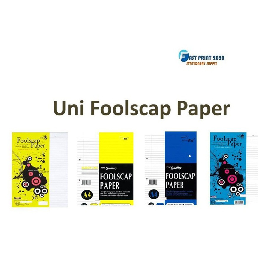 original Uni Quality Foolscap Paper exam sheet 1pcs | Shopee Malaysia