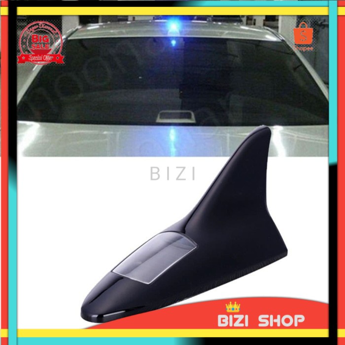 Shark Fin Solar Laser Warning Lights Roof Car Shark Fin 8 Leds | Shopee ...