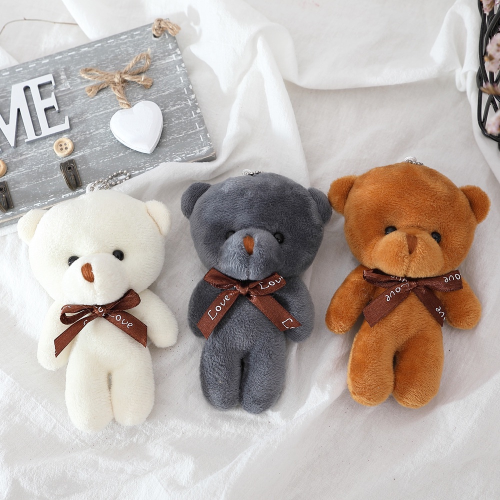 【READY STOCK】ADD ON 12cm Teddy Bear Toy Mini Bear Cute Small Size Bear ...
