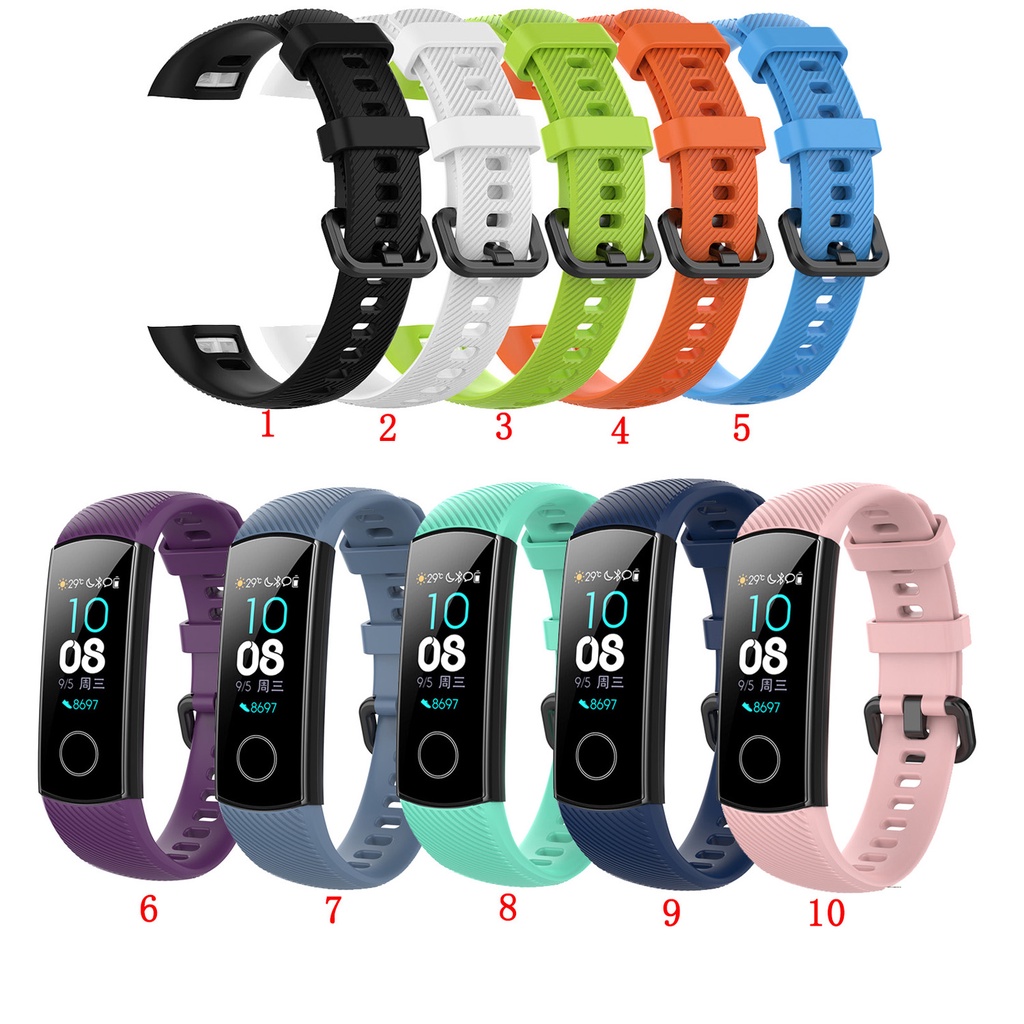 Silicone Strap for Honor Band 4 5 watch band | Shopee Malaysia