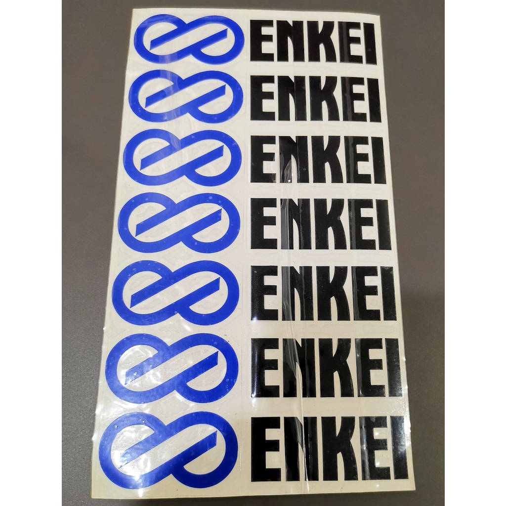 Rim Sticker Enkei Rpo1 1set8pcs Auto option Myvi Wira Axia Alza Saga ...