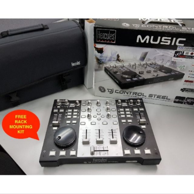 (Negotiable) Hercules dj control steel (free bag n mounting rack ...