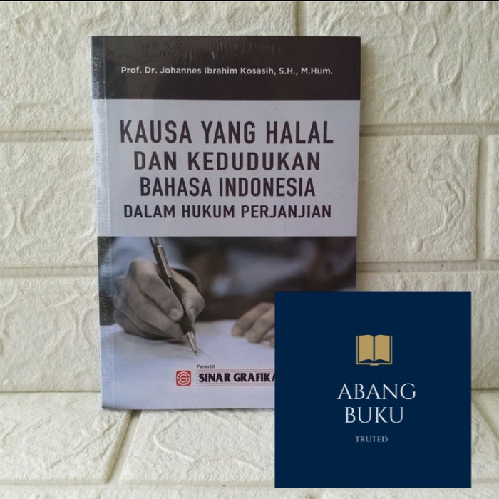 Halal ORI Kaosa Book And Indonesian Language Position In Graphics Light ...