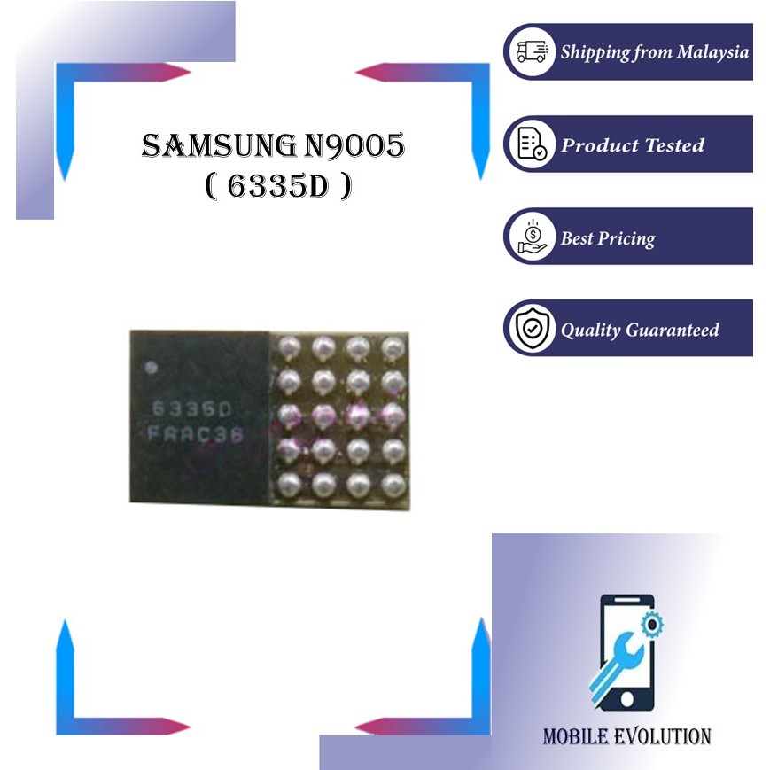 SM N9005 ( 6335D ) Charging IC New Replacement Part | Shopee Malaysia
