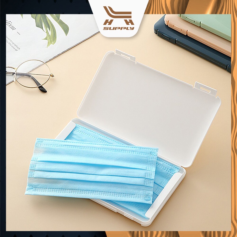 LH Slim Mask Storage Box Adult Student Storage Mask Box Large Portable ...