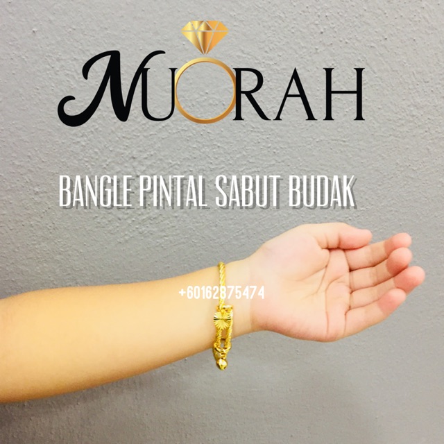 COP 916 ⚡️BANGLE PINTAL SABUT BUDAK 👧🏻🌸 | Emas Korea | Terbaru ...