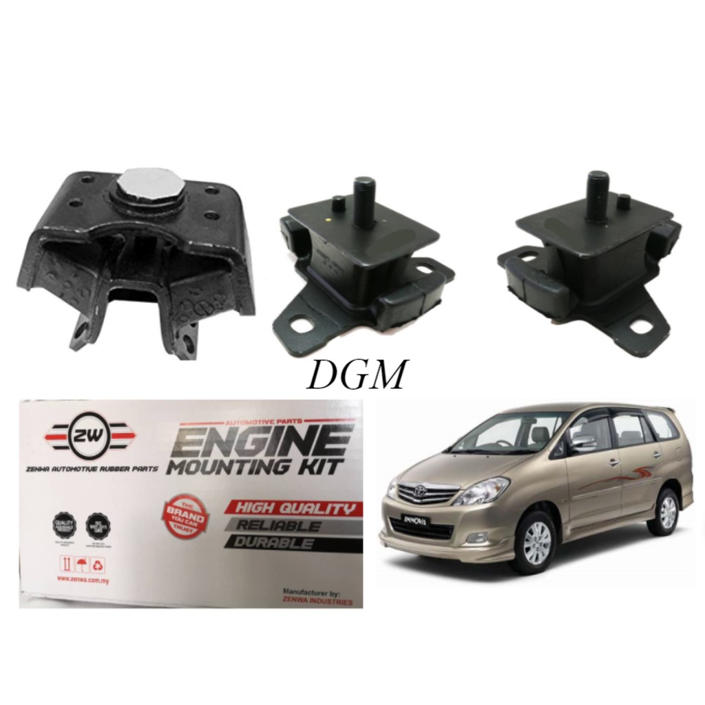 ZW/ZENWA Toyota Innova TGN40 2005-2015y Auto / Manual Engine Mounting ...