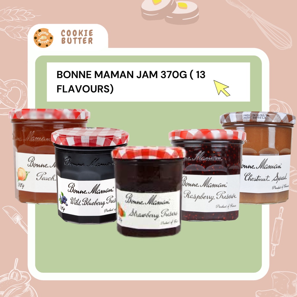 (ALL FLAVORS) Bonne Maman Jam Jar/ Imported Jam/ French Jam/ Premium ...