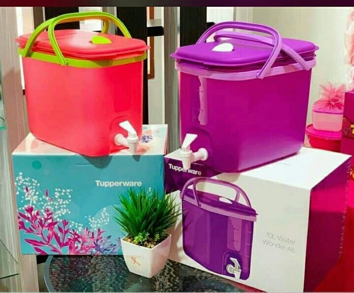 3 Warna: Tupperware Wonderful Water Dispenser 10L +Modular Mates ...