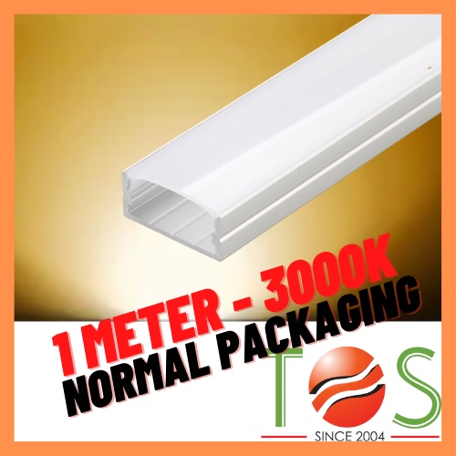 LUMY【0.5M/1M/1.5M/2M】U Shape LED Light Strip Aluminium Profile LED ...