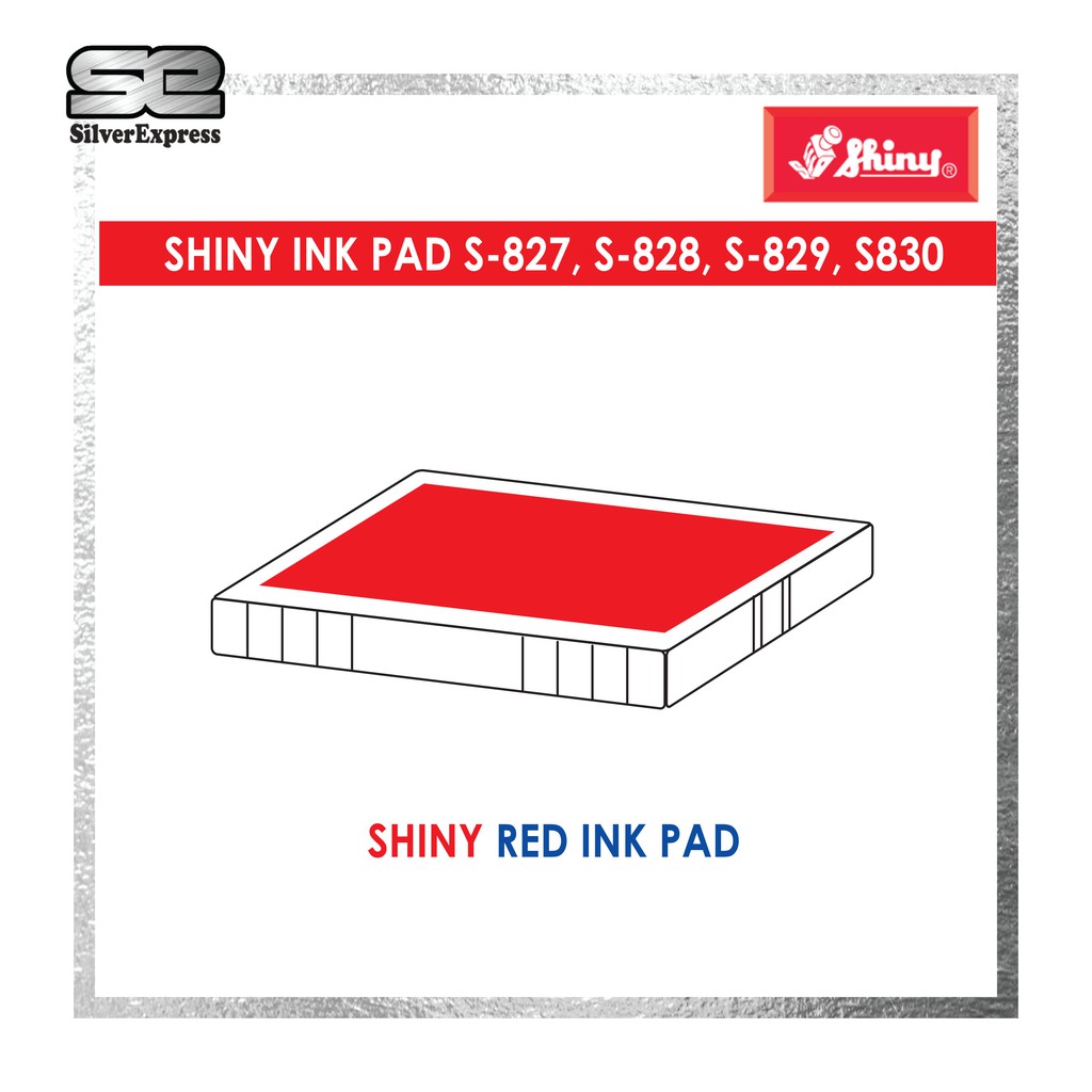REPLACEMENT INK PAD SHINY S-827(D), S-828(D), S-829(D), S-830(D ...