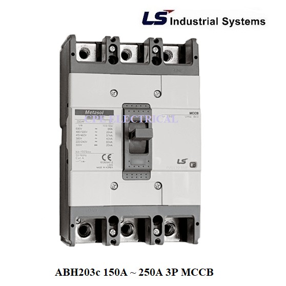 LS ABH203c 150A 175A 200A 225A 250A 3P MCCB 50KA Molded Case Circuit Breaker | Shopee Malaysia