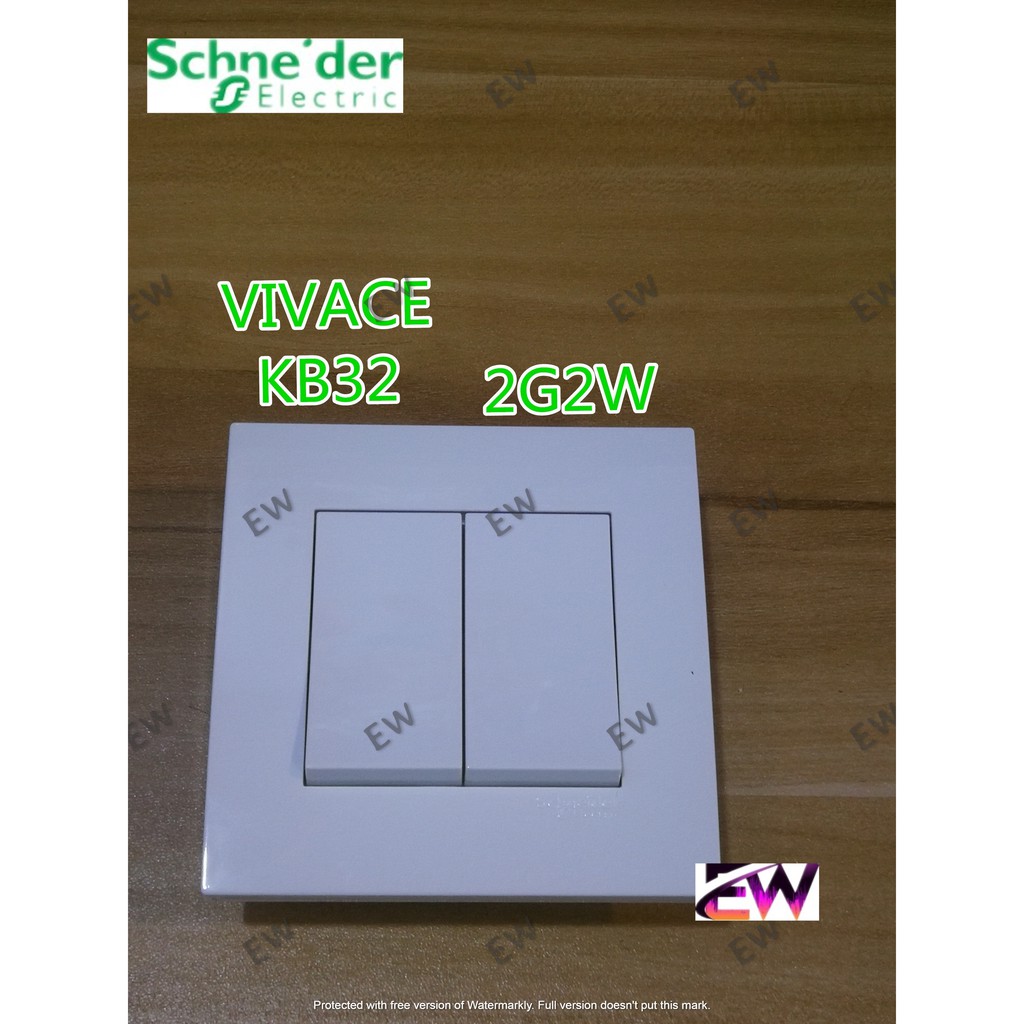 SCHNEIDER VIVACE 13A 15A 1G 2G 3G 4G 1GBELL 2GAUTOGATE 20A 13AUNIVERSAL ...