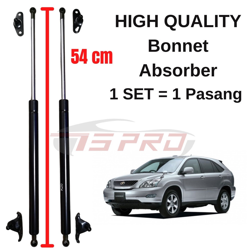 High Quality Rear Bonnet Absorber [RRH][RLH][PAIR] - Toyota Harrier ...