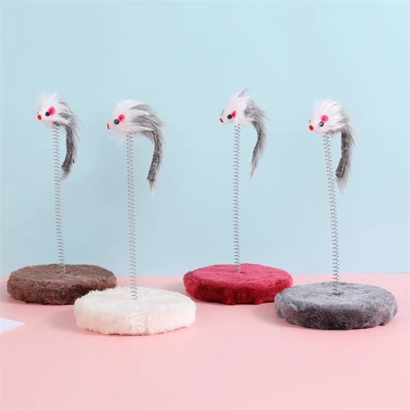 XO Spring-loaded Cat Toy with Vibrating Mouse and Base | Shopee Malaysia