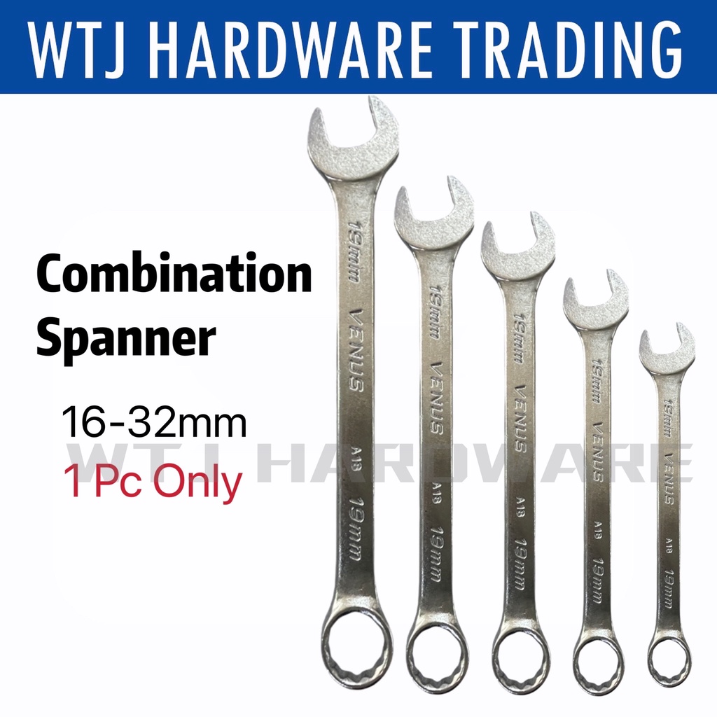 Combination Wrench | Common Ring ( 16 - 32mm ) (Brand Random) Spanar ...
