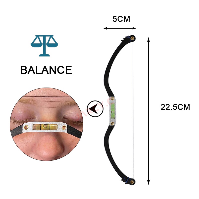 Semi-Permanent Bow Arrow Line Ruler with Bow Line Dyeing Line / Sponge ...