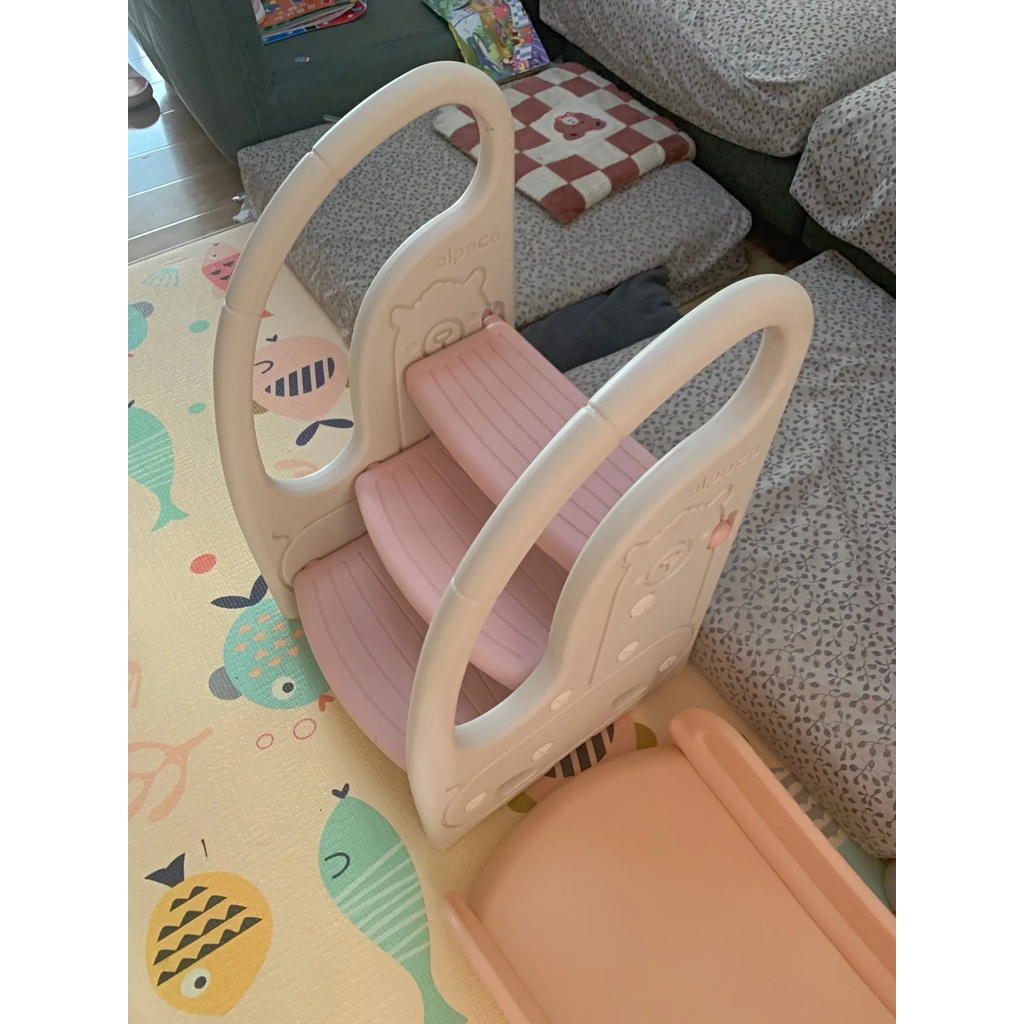 Children's hand washing step stool with handrail toilet potty climbing ...