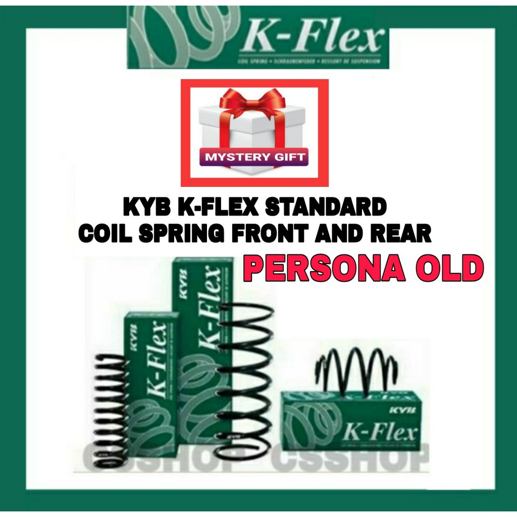 CS K-FLEX Proton Persona old kyb coil spring standard Front & Rear Set ...