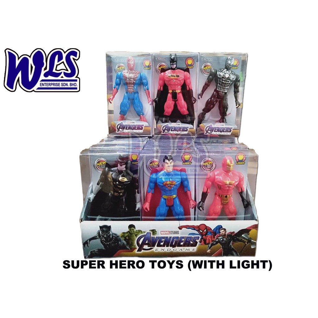 MAINAN SUPER HERO TOYS (WITH LIGHT) - (TOYS) | Shopee Malaysia
