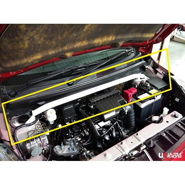 Mitsubishi Mirage Attrage 1.2 Front Strut Tower Bar 2 Points Vehicle ...