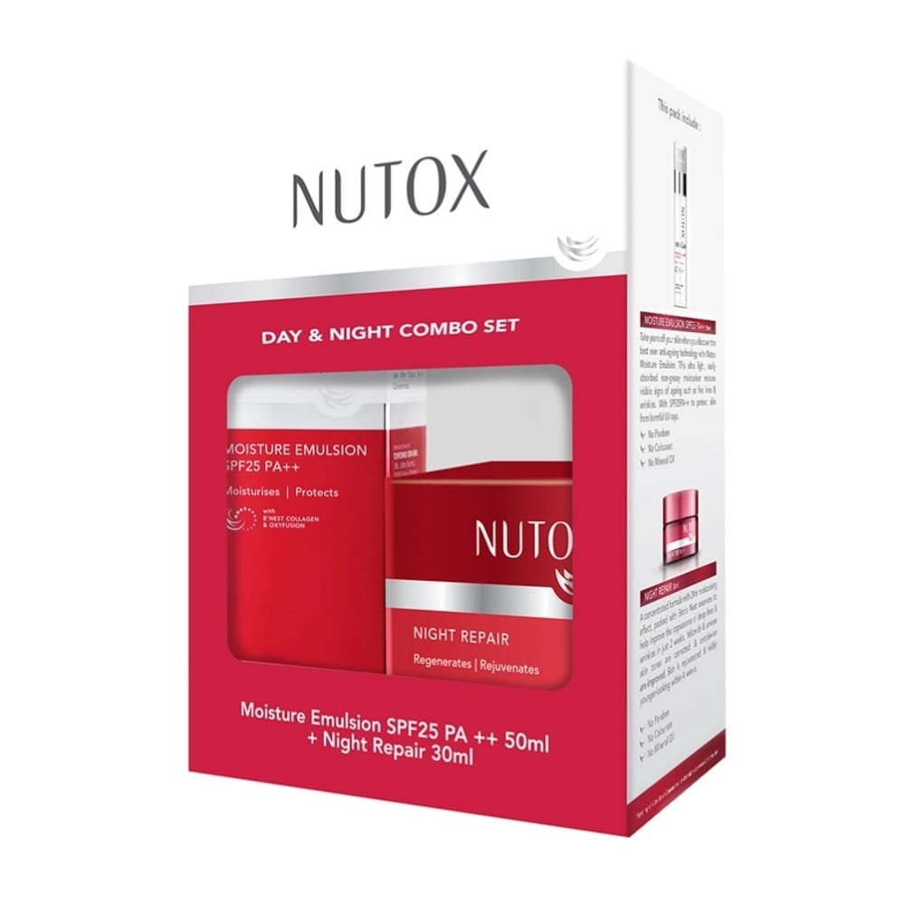 Nutox Day Night Emulsion (50ml) + Night Repair (30ml) WT2 | Shopee Malaysia