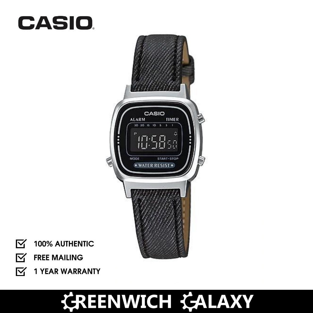 Casio Small Vintage Digital Watch (LA670WL-1B) | Shopee Malaysia