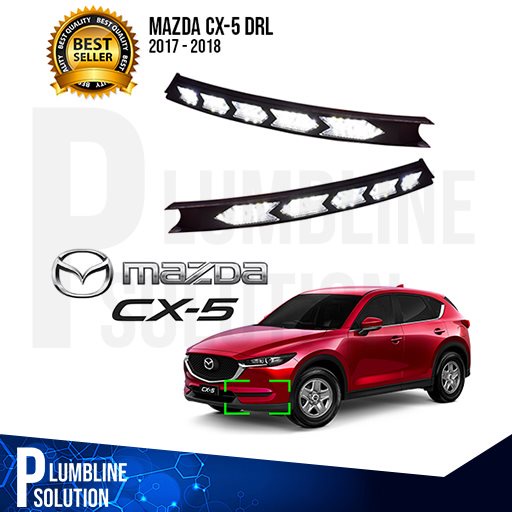 Mazda CX5 / CX-5 2017 - 2021 DRL (Daytime Running Light) - 3 Colors: White / Yellow / Blue / DRL ...