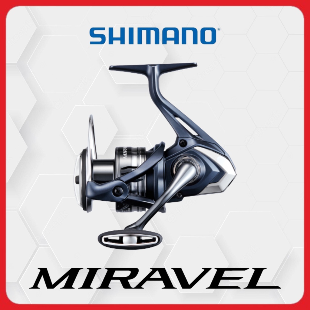 Shimano Miravel Spinning Fishing Reel 2022 | 1000 2500 2500HG C3000 C3000HG 4000 4000XG C5000XG ...
