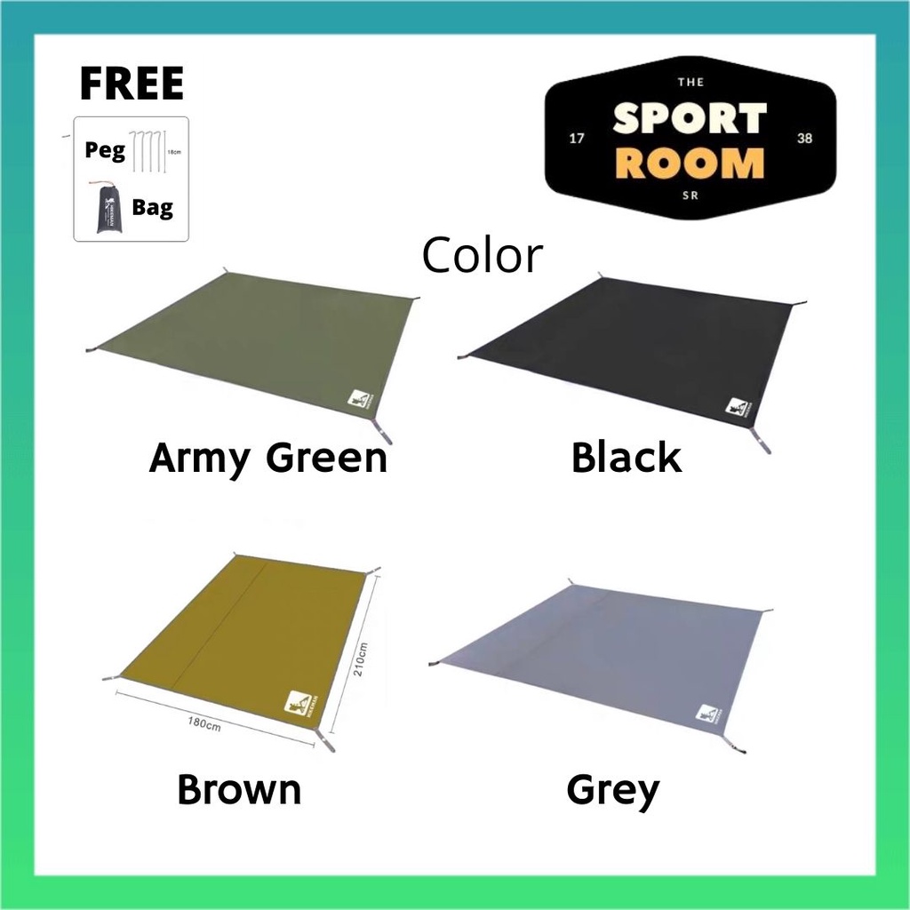Ground Sheet (Coleman Swagger 3P Suitable) Waterproof Camping Ground ...