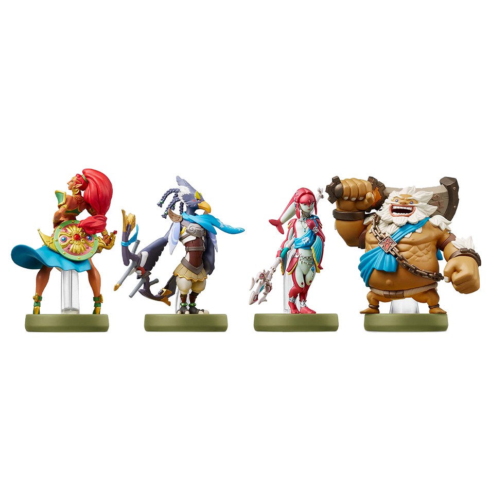 Amiibo - Link Archer / Rider / Wolf / The Champions - Zelda Breath of ...