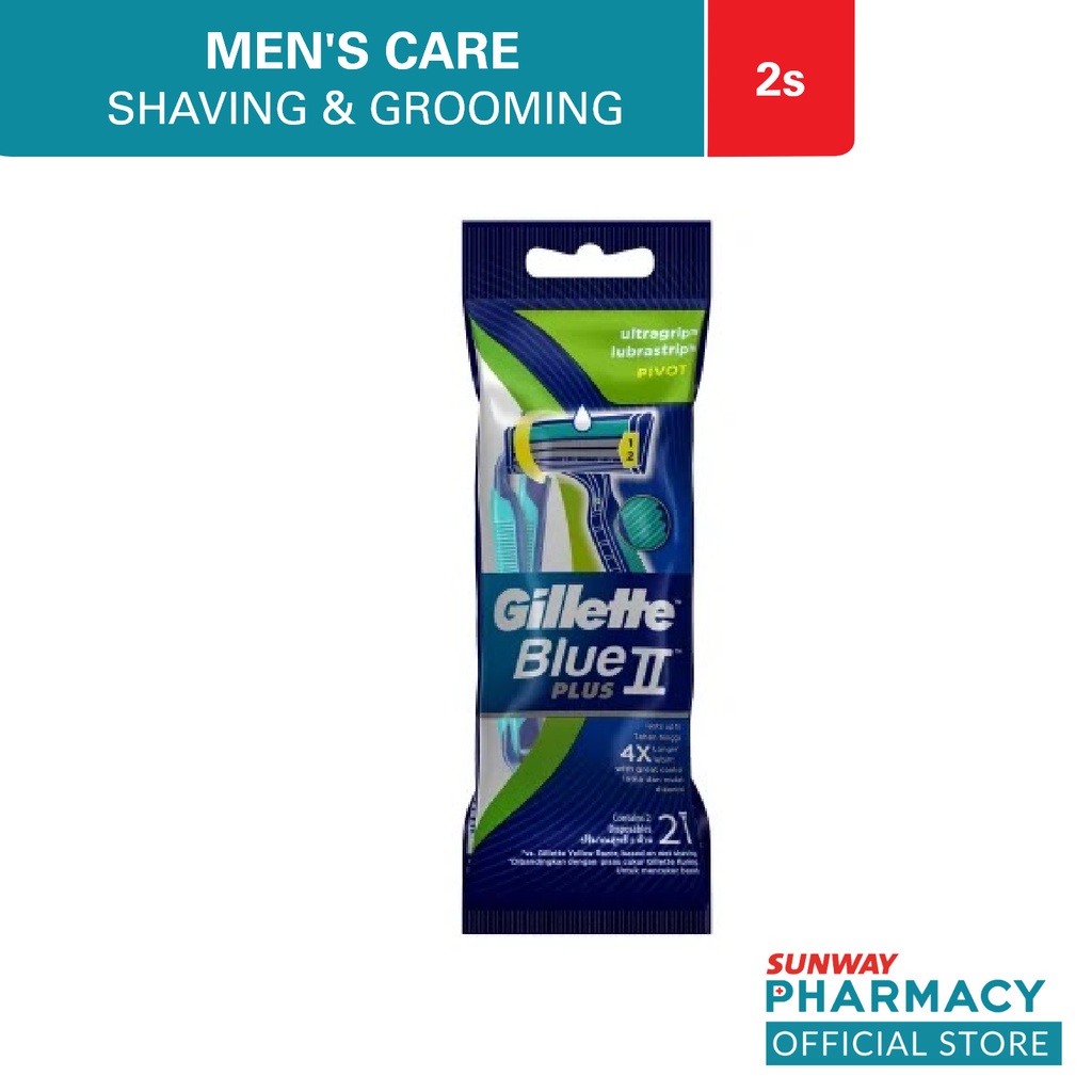 Gillette Blue Ii Plus Pivot 2's | Shopee Malaysia