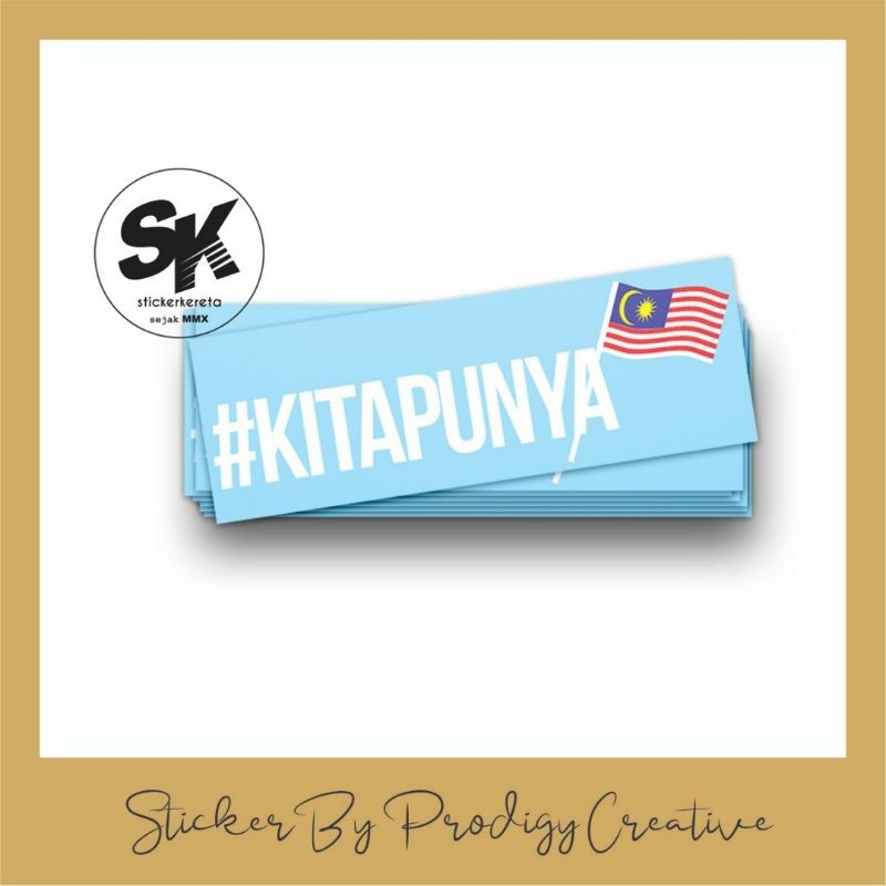 MALAYSIA KITAPUNYA Semangat Merdeka Car Sticker | Shopee Malaysia