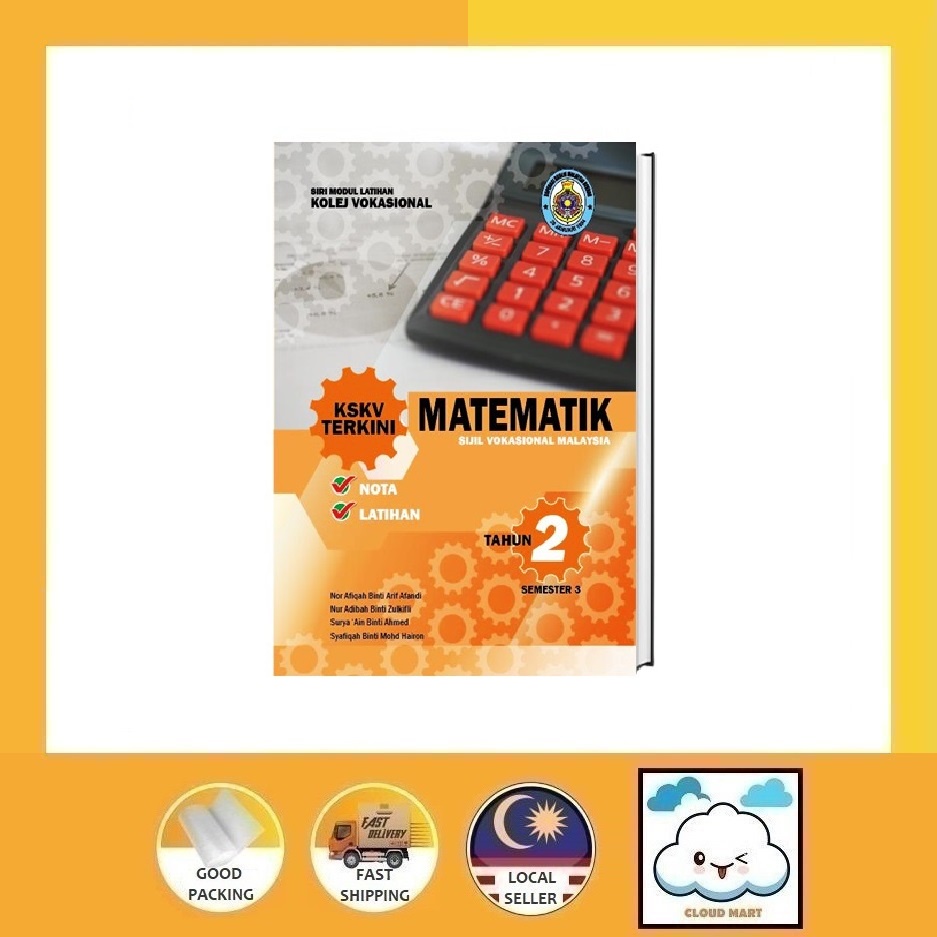 Buku Siri Modul Latihan Kolej Vokasional: Matematik Tahun 2 Semester 3 | Shopee Malaysia