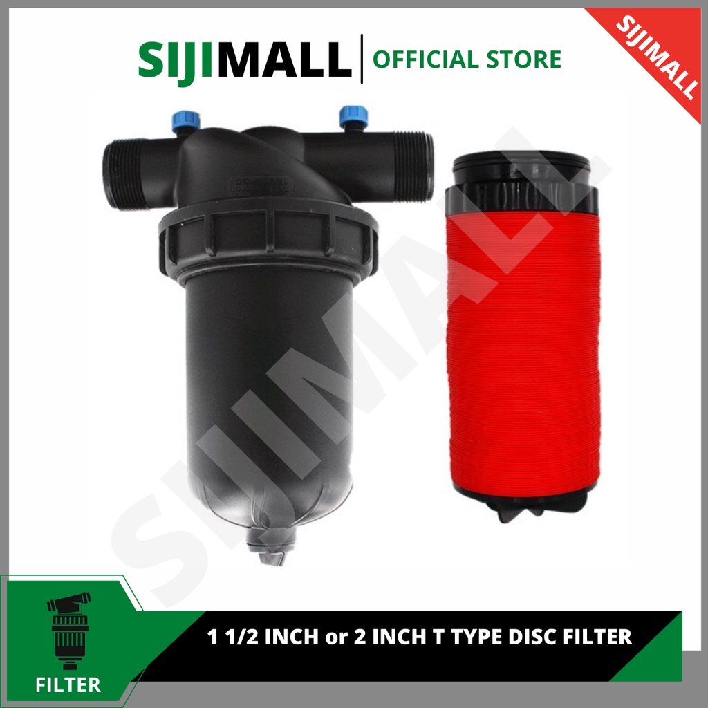 1 1/2 Inch or 2 Inch T Type Disk Filter, Irrigation Watering System ...