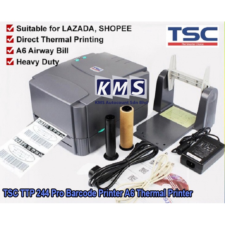 TSC TTP 244 Pro Barcode Printer A6 Thermal Printer Thermal Label ...