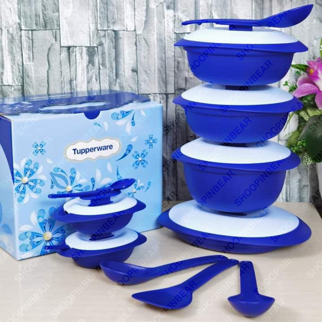 🔥GIFT SET🔥 Tupperware Royale Blue Petit Serveware | Purple Royale Petit ...