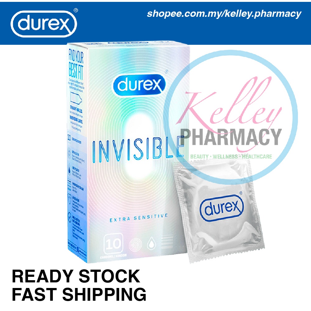 Durex Invisible Extra Sensitive Condoms (EXP 2028) | Shopee Malaysia