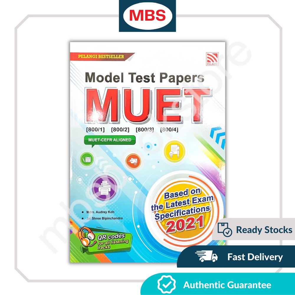 Pelangi Model Test Papers MUET (ISBN: 9789670025513) [Exercises / Model ...