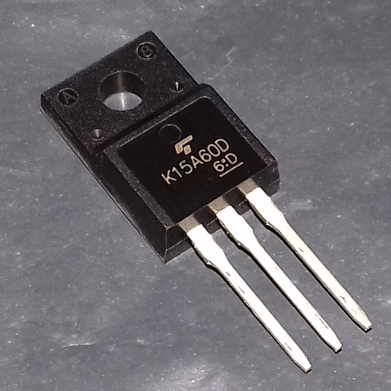 (1542) K15A60D=XNF15N60T 15A 600V N-CHANNEL MOSFET TO-220F | Shopee Malaysia