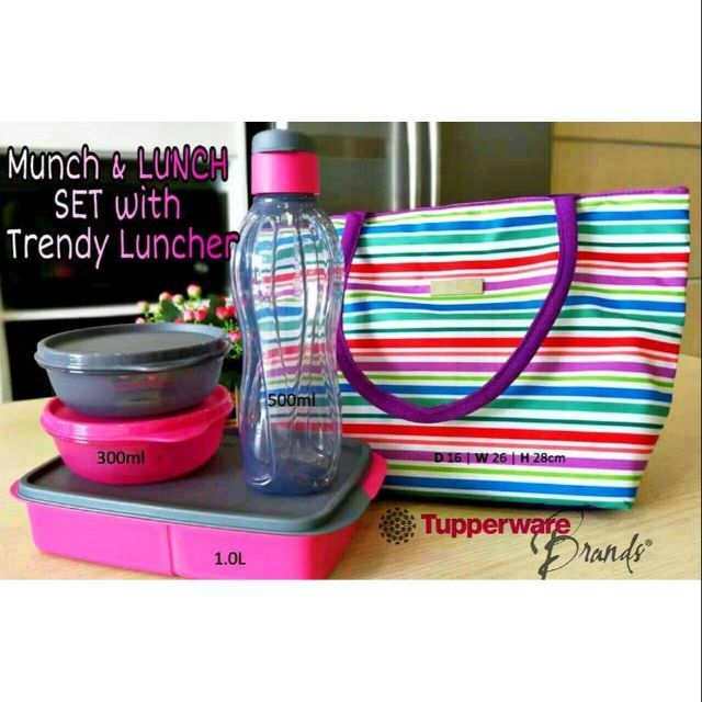 Tupperware Munch & Lunch Set | Shopee Malaysia