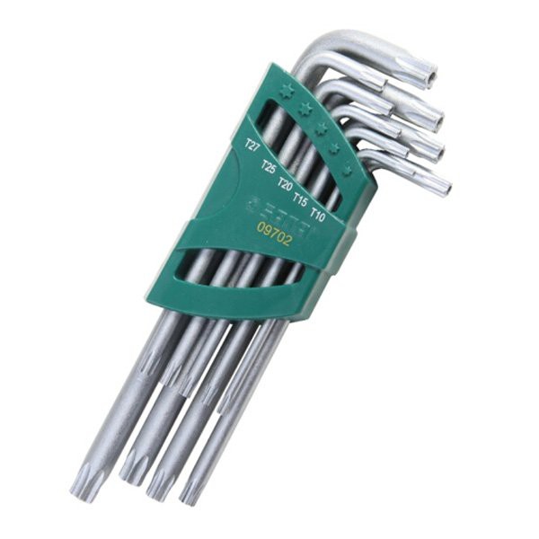 Sata 09702 LONG ARM TORX SET (TAMPER-PROOF) , 9PC | Shopee Malaysia