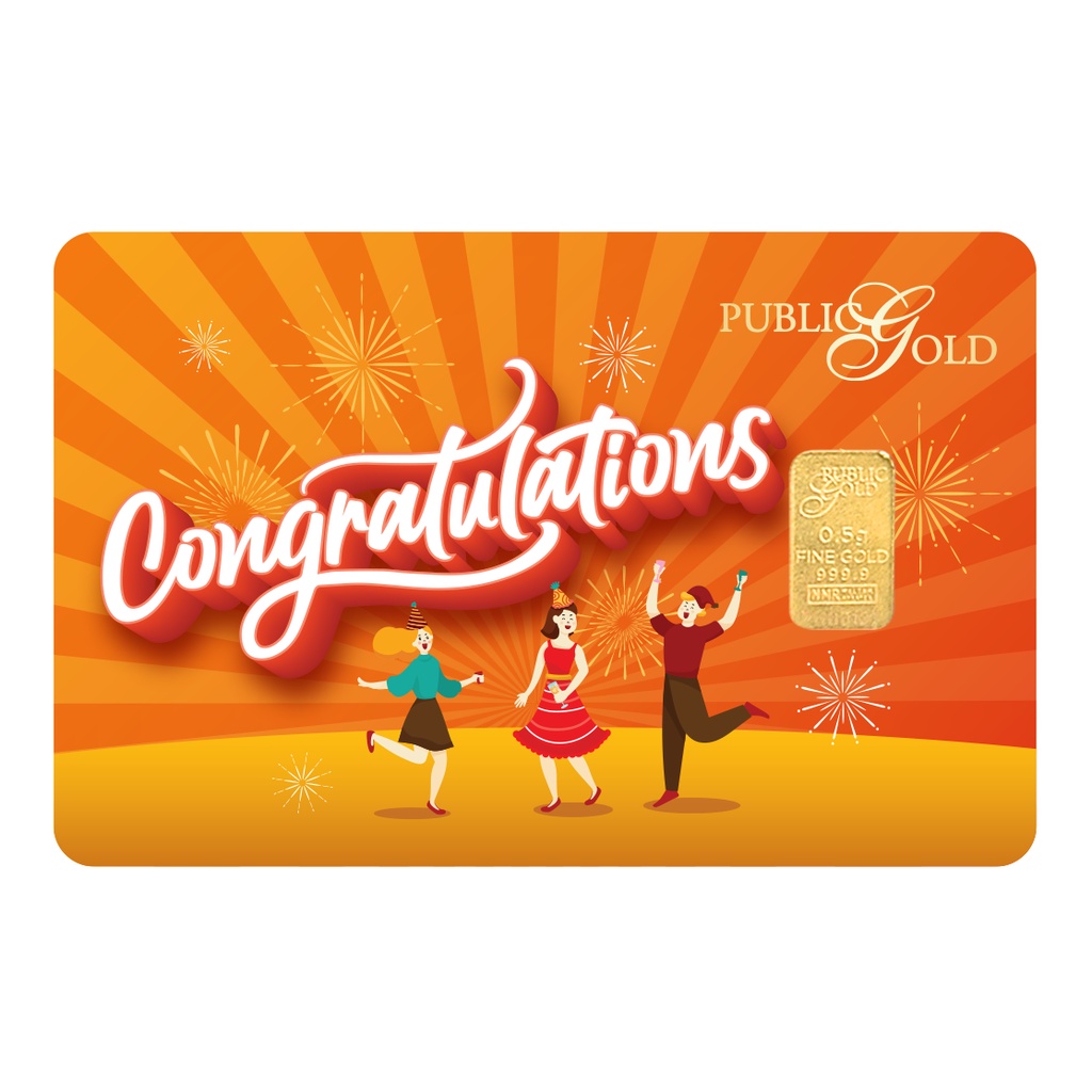 Ready Stock: Gold Bar 0.5g- Congratulations | Shopee Malaysia