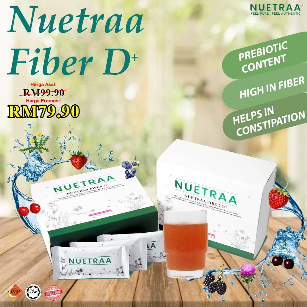 Minuman Fiber terbaik untuk masalah usus dan kesihatan | Shopee Malaysia